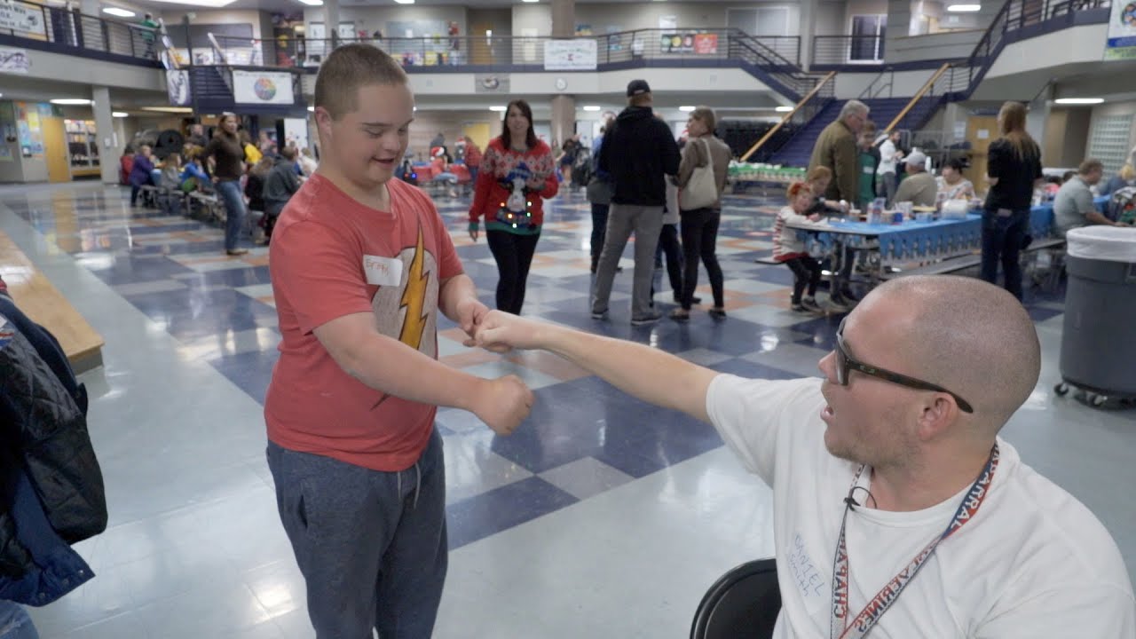 Holiday Party for TEAs, Bus Drivers, and Their Students - YouTube