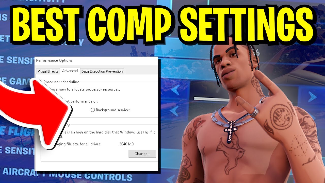 The Best Competitive Fortnite Settings in Chapter 3 Season 4 💜 (FPS ...