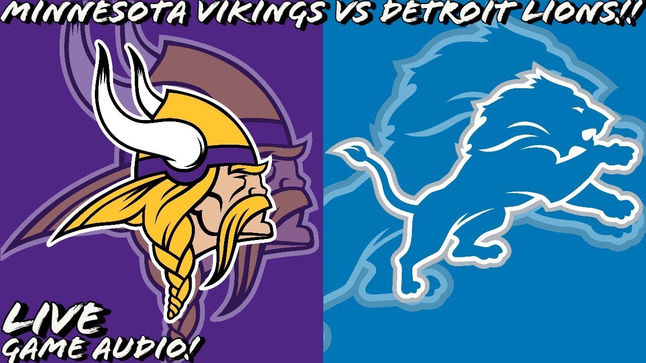 Minnesota Vikings vs Detroit Lions Live Stream And Hanging Out - YouTube