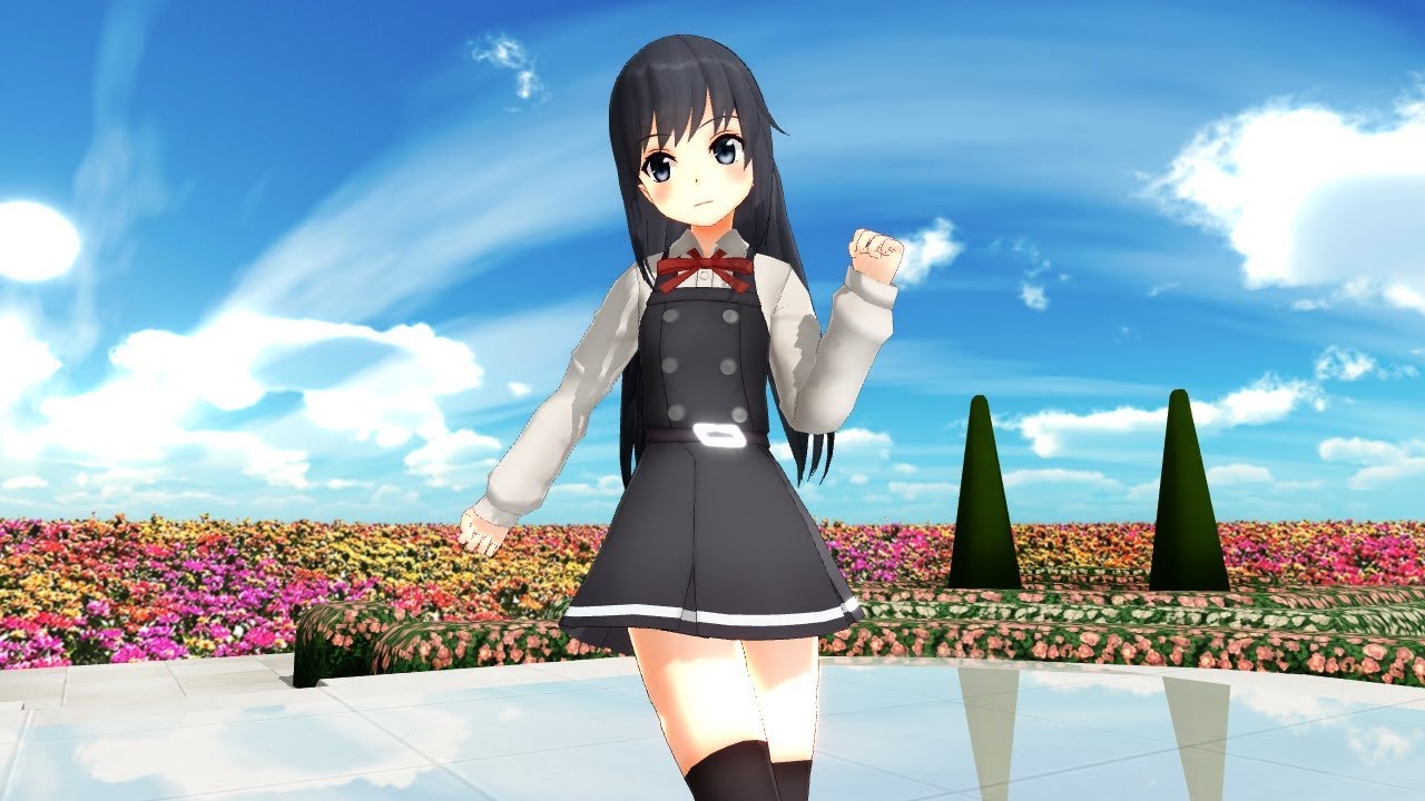 【艦これMMD】朝潮 恋愛デコレート 720p30fps - YouTube