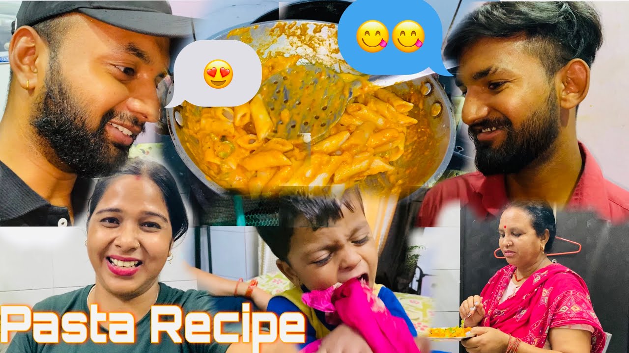 Himanshu Ko Dekh Bachpan Yaad Aya // ReD Sos Pasta Recipe//Khushi Ne ...