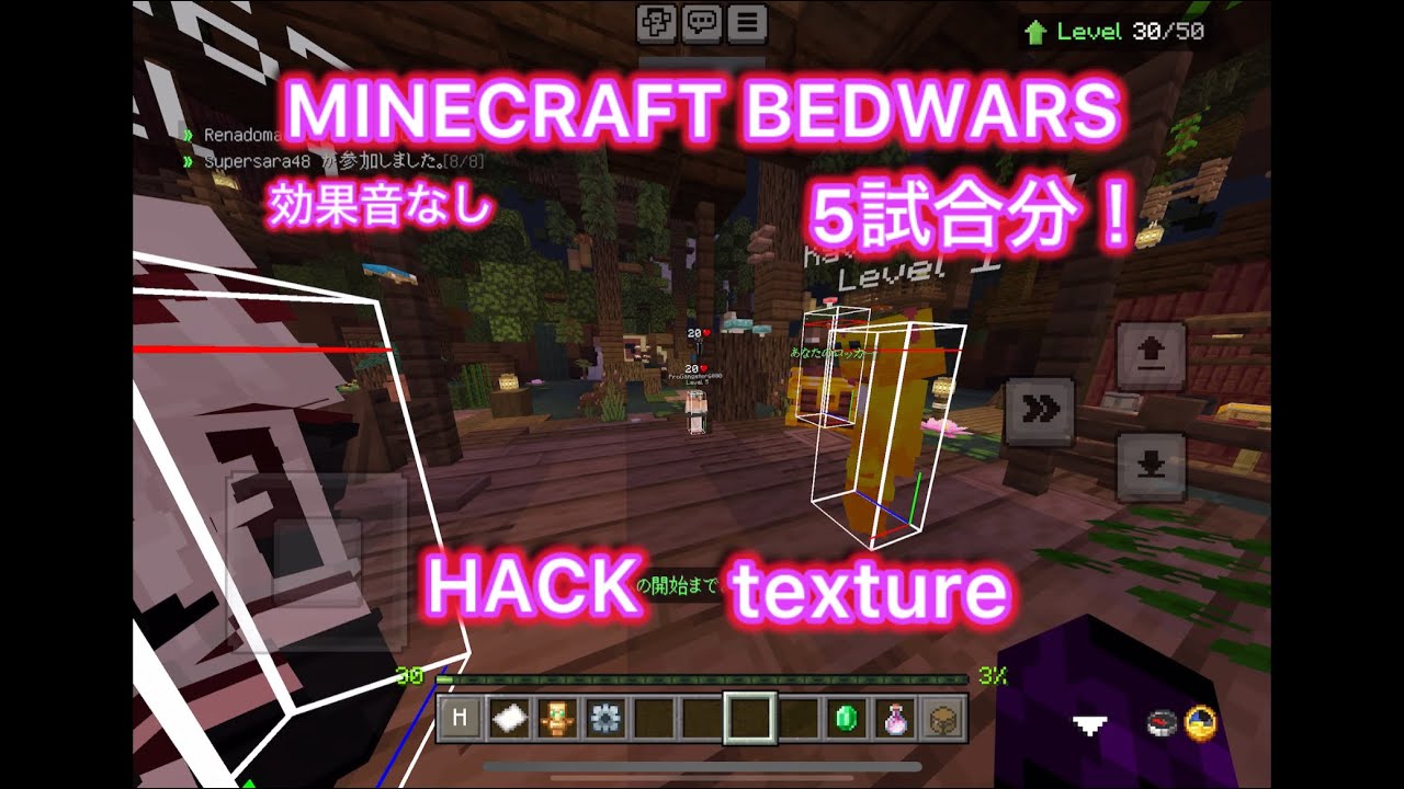 【マイクラBEDWARS】 HACK texture pack - YouTube