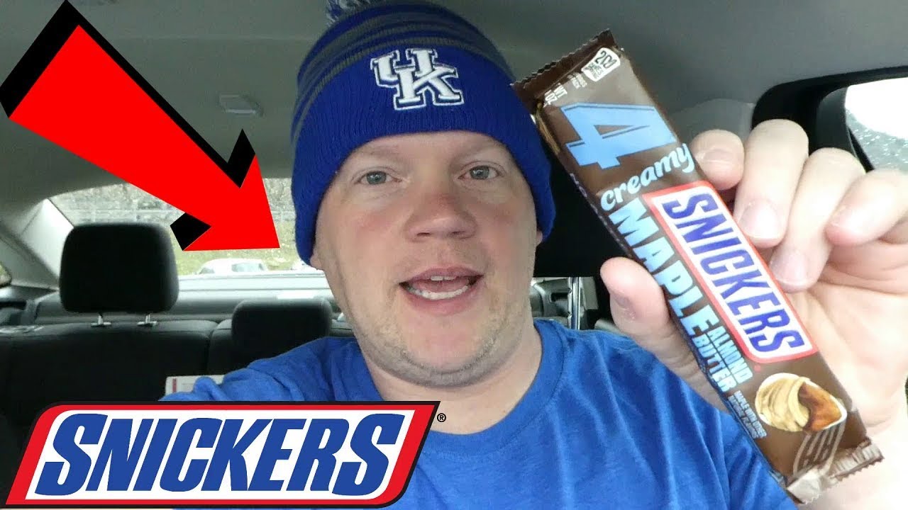 Snickers Maple Almond Butter Candy Bar (Reed Reviews) - YouTube