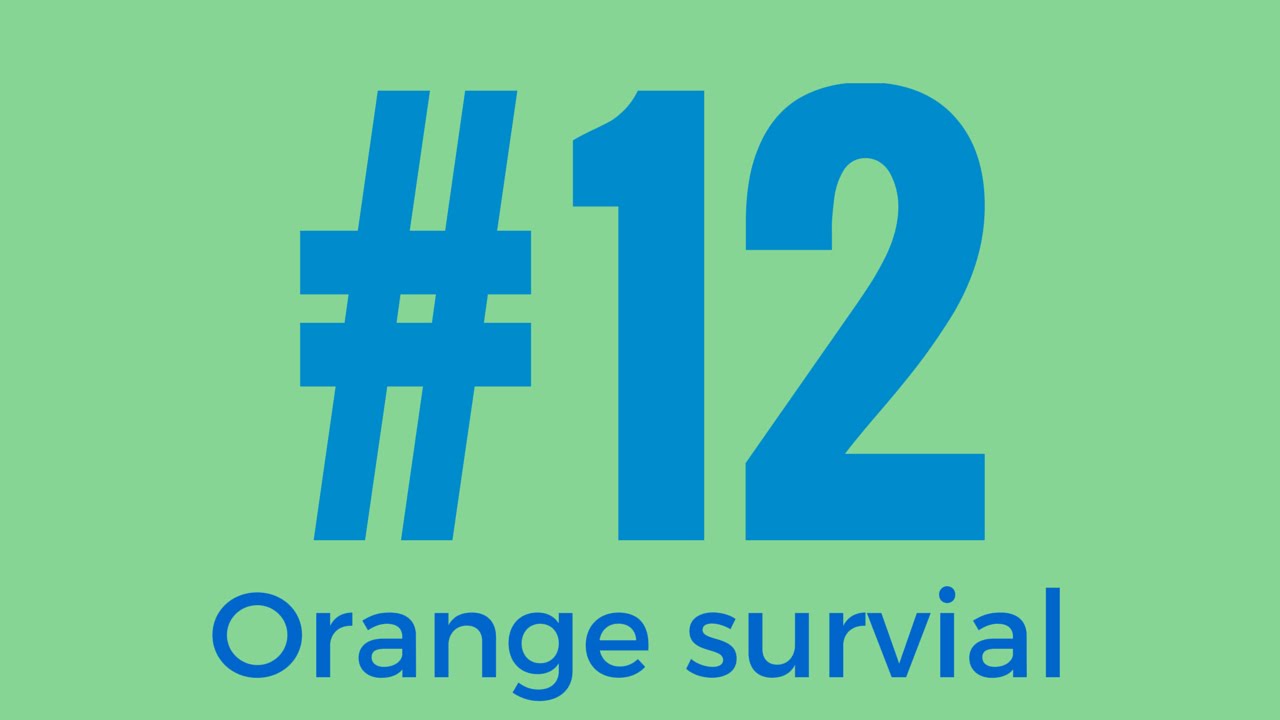 Orange survival #12 - YouTube