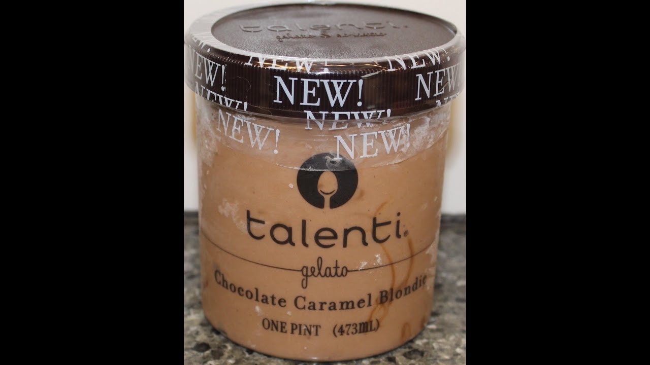 Talenti Gelato Chocolate Caramel Blondie Review - YouTube