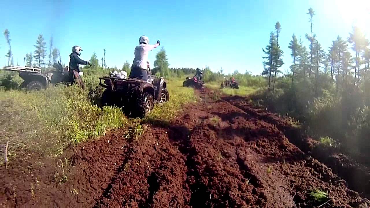 ATV Around the city mud ride #1 part 1 - YouTube
