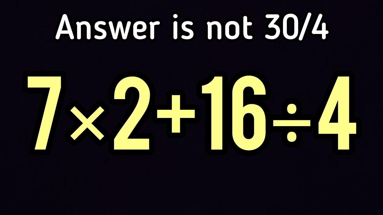 Only Geniuses Solve This Math Problem Fast! - YouTube