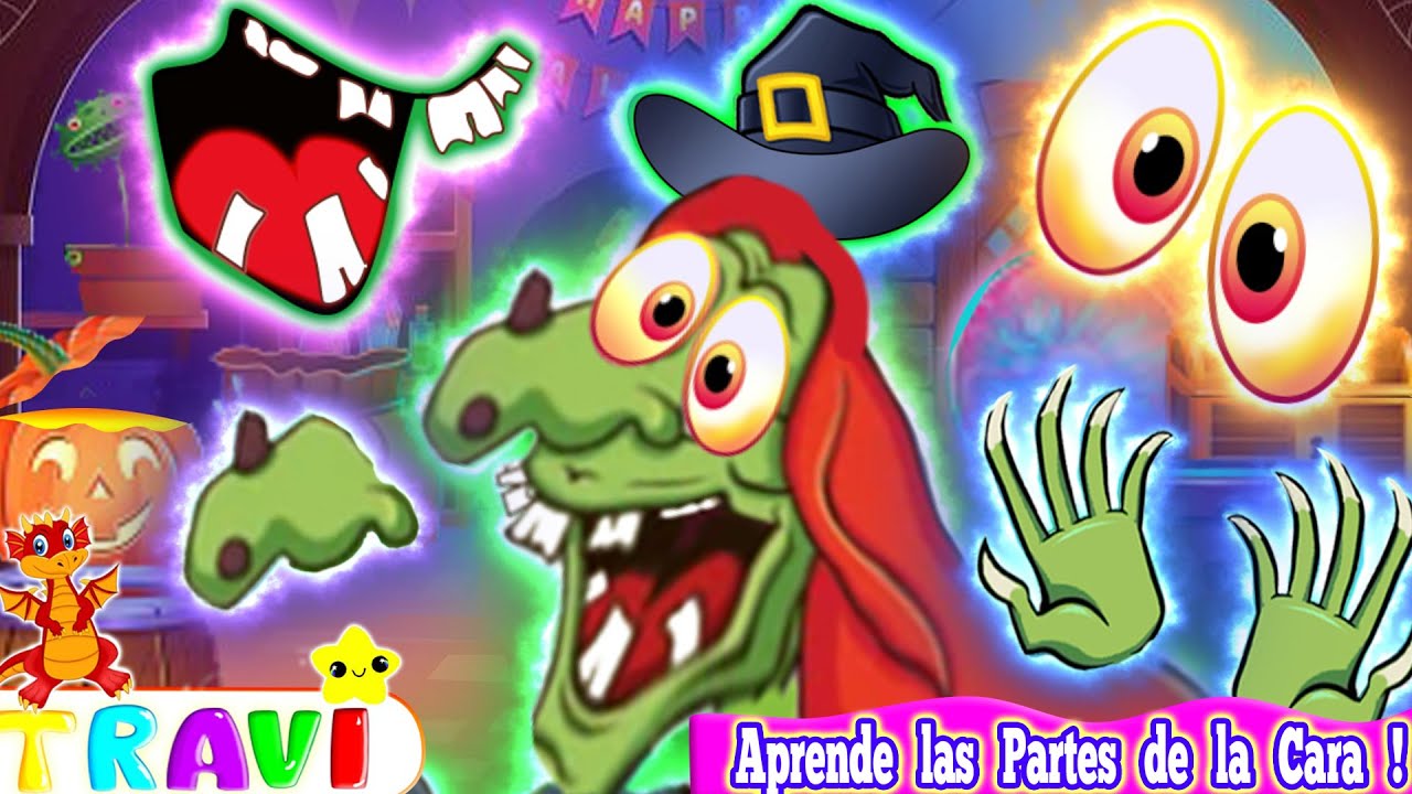 Aprende las PARTES DE LA CARA de una Bruja y Cantas FAMILIA DEDO ...