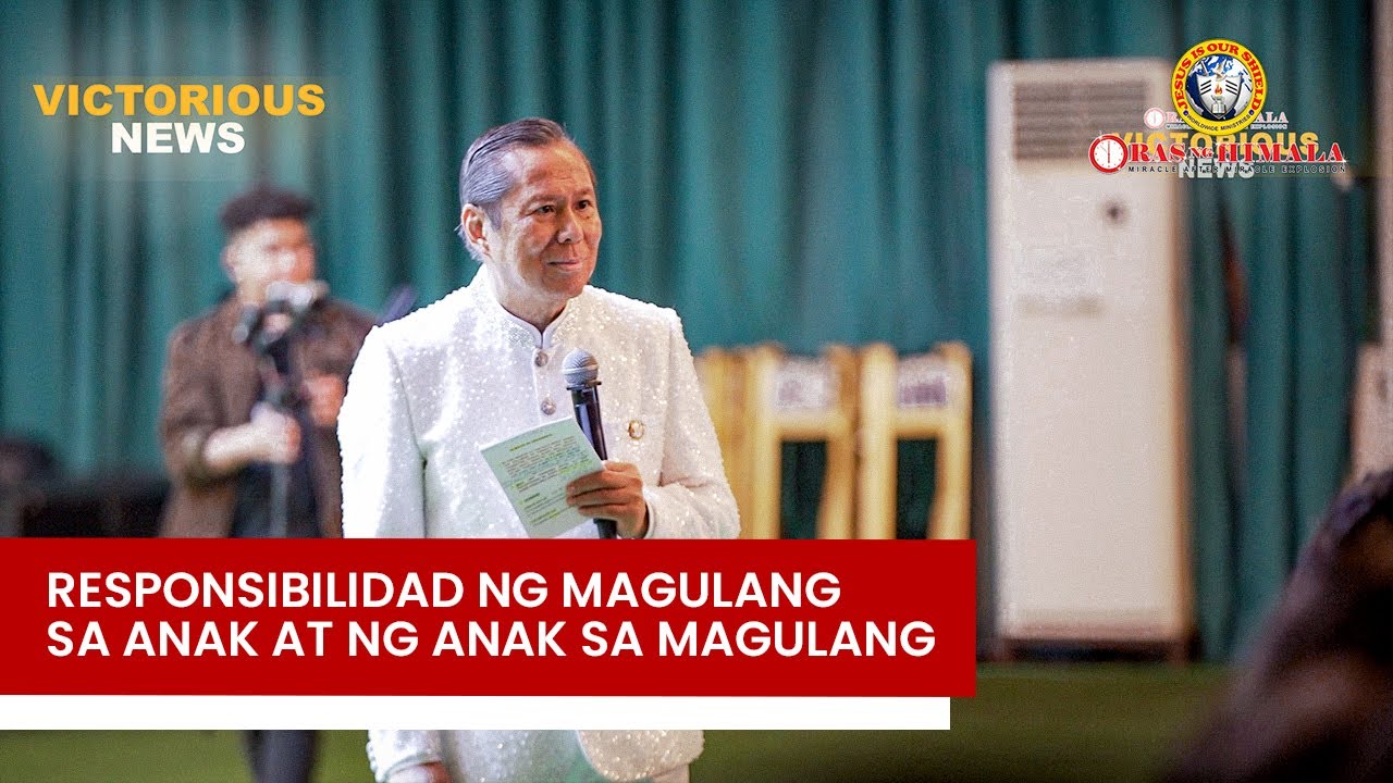 RESPONSIBILIDAD NG MAGULANG SA ANAK AT NG ANAK SA MAGULANG - YouTube