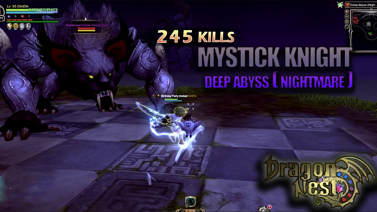 Mystick Knight Deep Abyss (nightmare) - YouTube