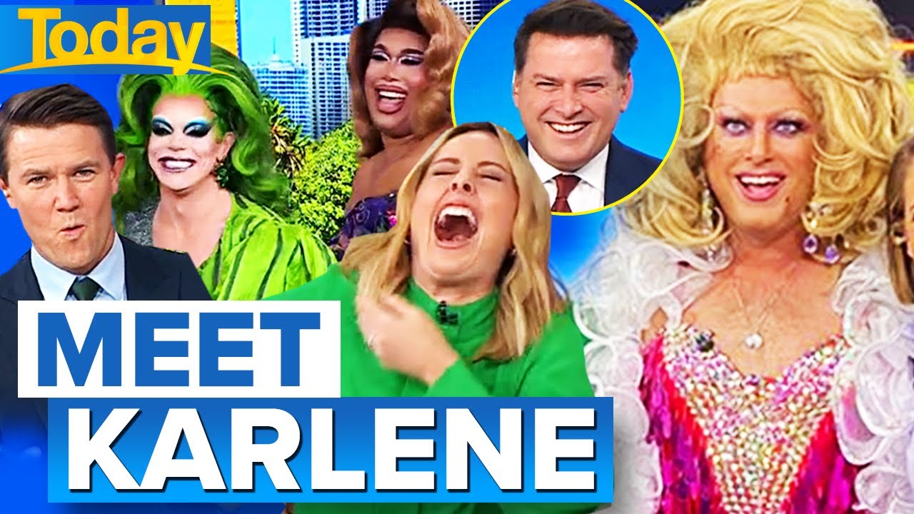 Karl's jaw-dropping drag transformation | Today Show Australia - YouTube