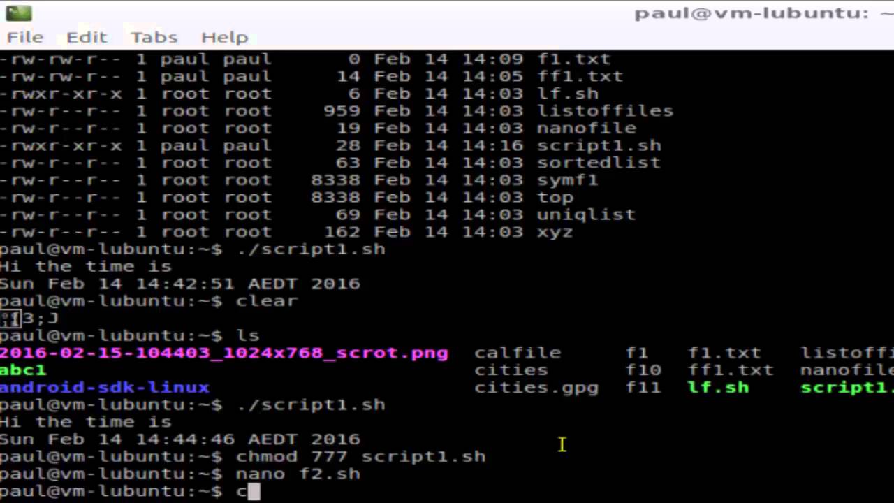 How To Execute A Shell Script In Unix YouTube