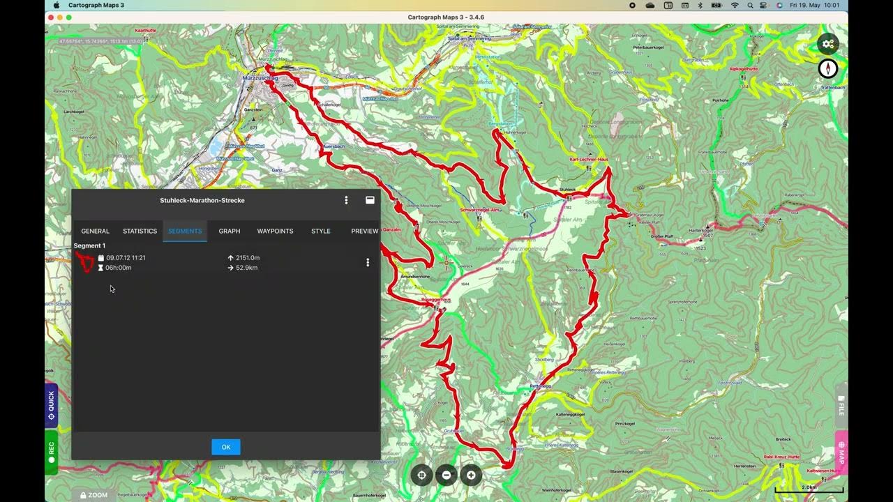 How to visualize track altitude, slope, and speed in Cartograph Maps ...
