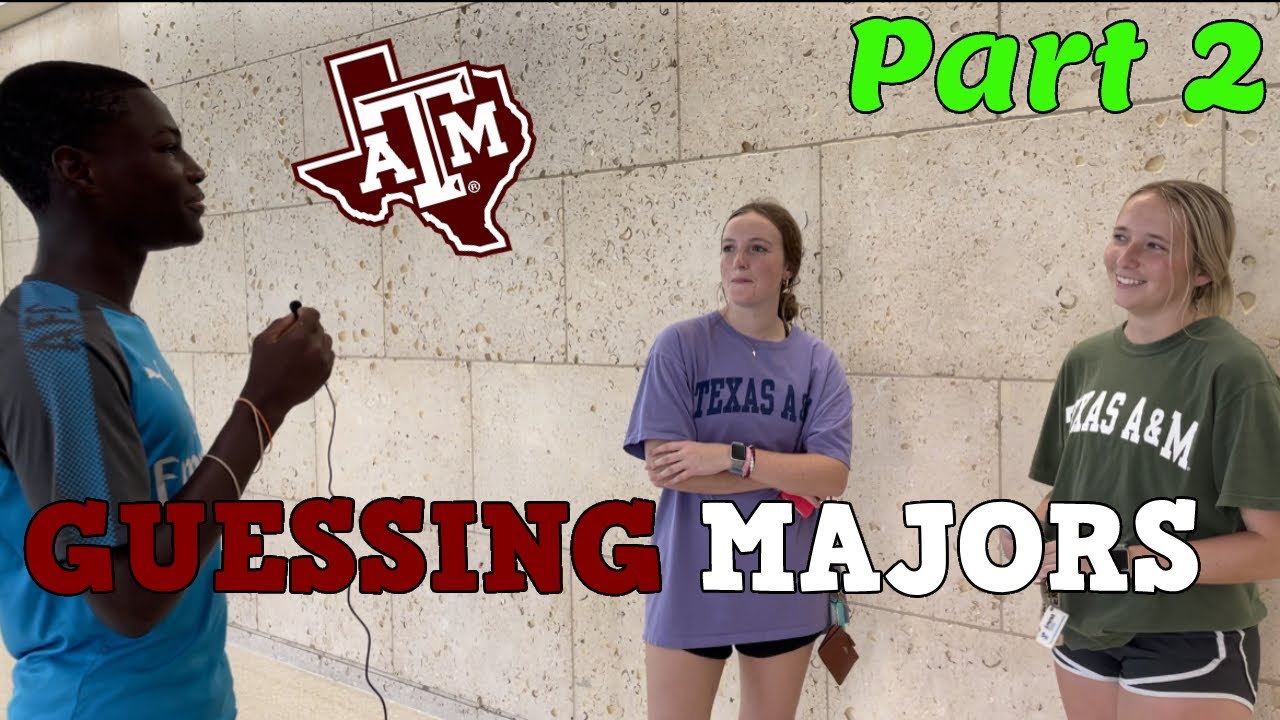 Guessing Student Majors at Texas A&M University (Part 2) - YouTube