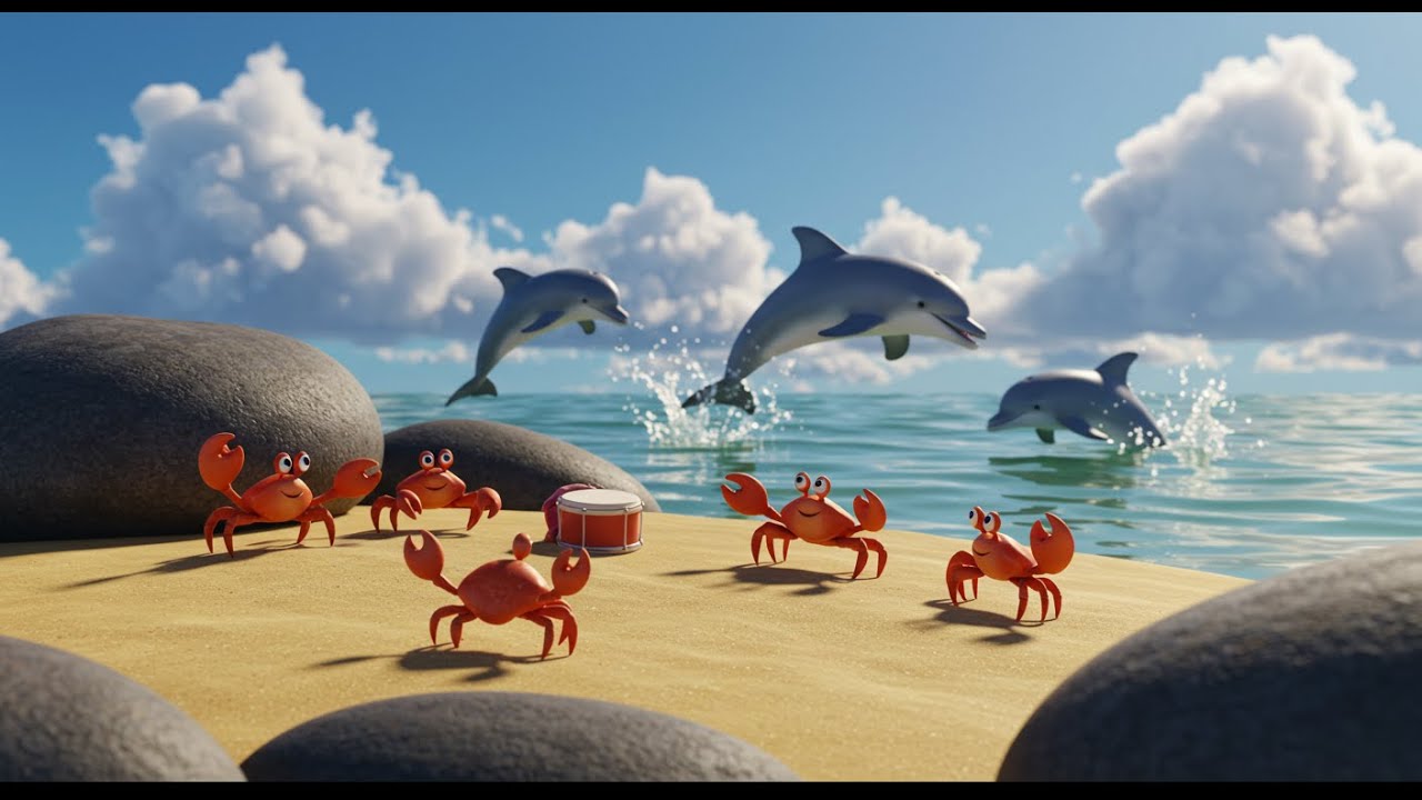 Dizzy Dolphins in the Bubble Bay | Nursery Rhyme for Toddlers Sing Along 🐬🫧🌊 - YouTube