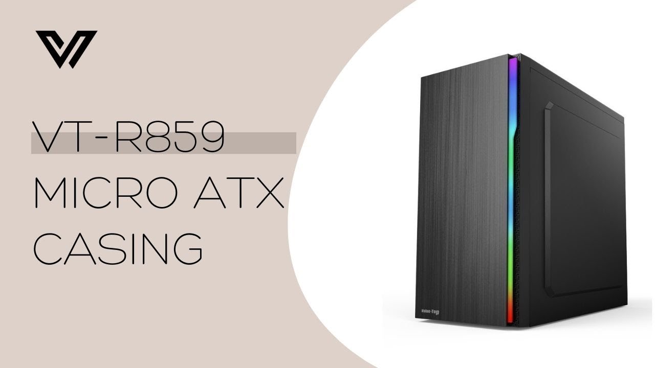 Value-Top VT-R859 Micro ATX Casing - YouTube