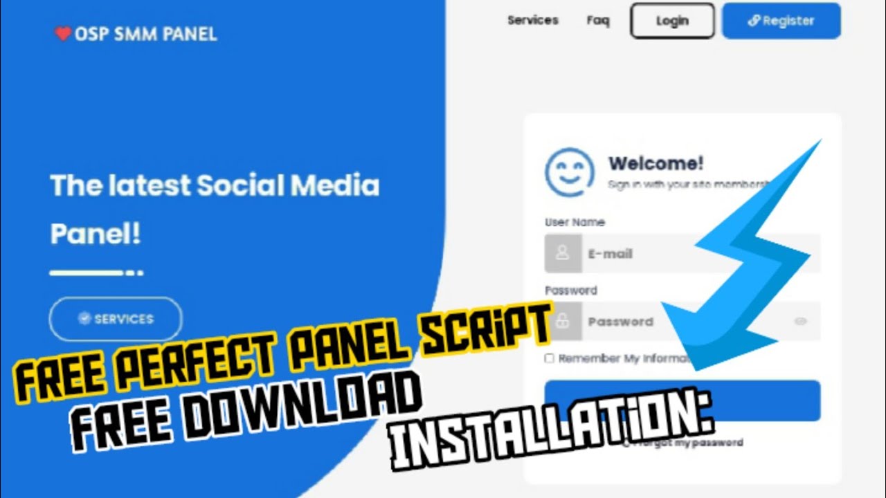 Perfect Panel - Free Smm Panel Script With Installation Guied - YouTube