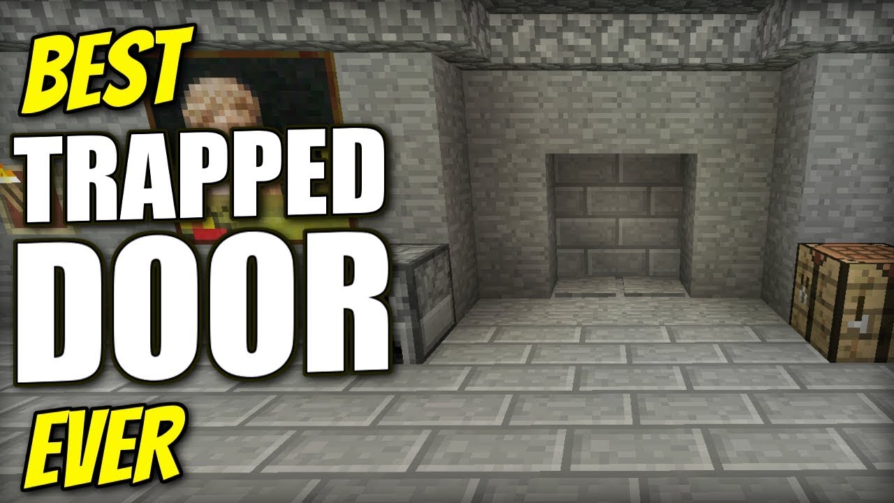 Minecraft Xbox - TRAPPED DOOR [ Best Ever ] Redstone Tutorial - PE ...