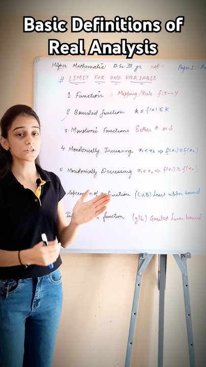 Basics of Real Analysis bsc maths📝#shorts #ytshortsvideo #maths #realanalysis - YouTube