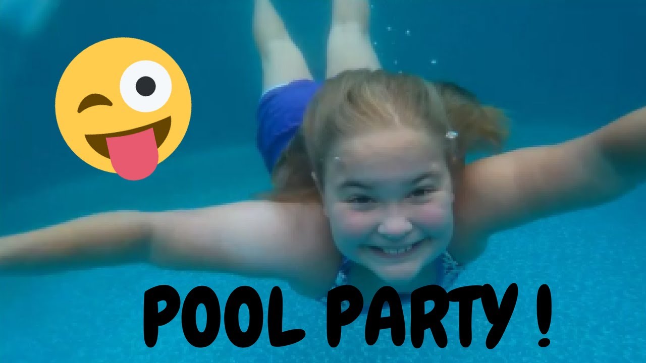 SUNNY POOL PARTY DAY WITH FRIENDS - YouTube