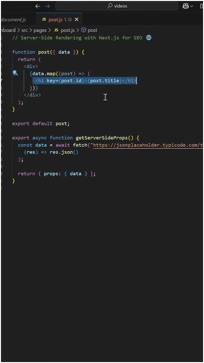 Re Server-Side Rendering with Next.js for SEO 🌐 #JavaScript #WebDev #CSS #FrontendDevelopment ...