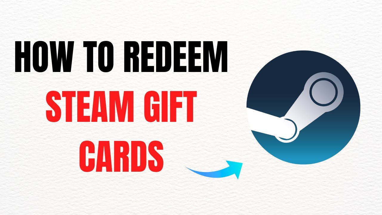 How to Redeem Steam Gift Cards – Full Guide - YouTube