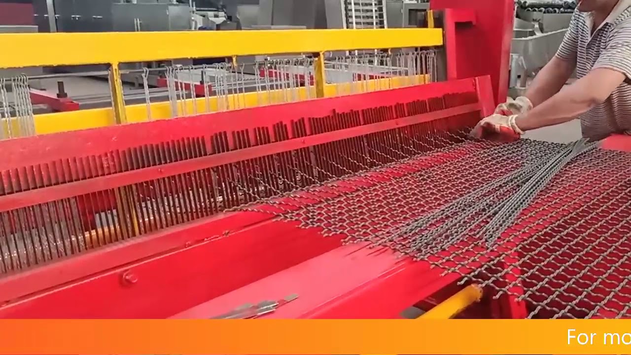 Best selling products multifunctional crimped wire mesh machine - YouTube