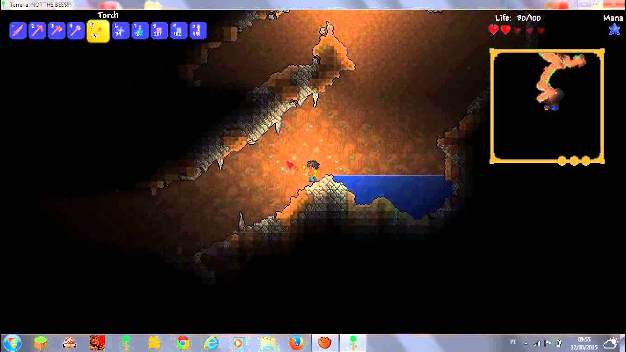 Terraria#2|Explorando a caverna - YouTube