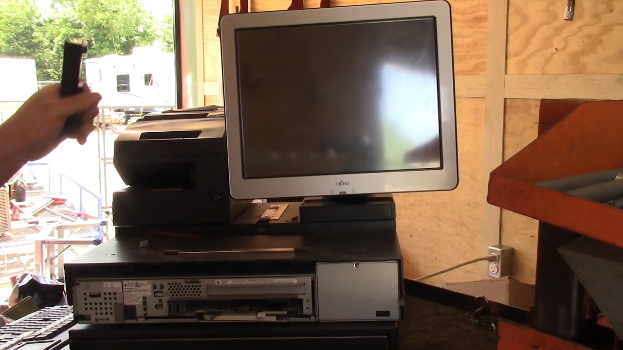 Fujitsu Point Of Sale Computer - YouTube