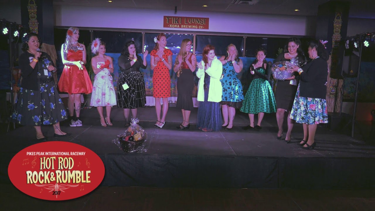 Hot Rod Rock & Rumble 2017 Pin Up Contest Awards - YouTube