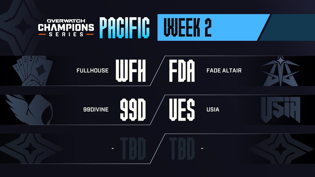 Overwatch Champions Series PACIFIC Stage2 (OWCS PACIFIC) Week 2 - YouTube