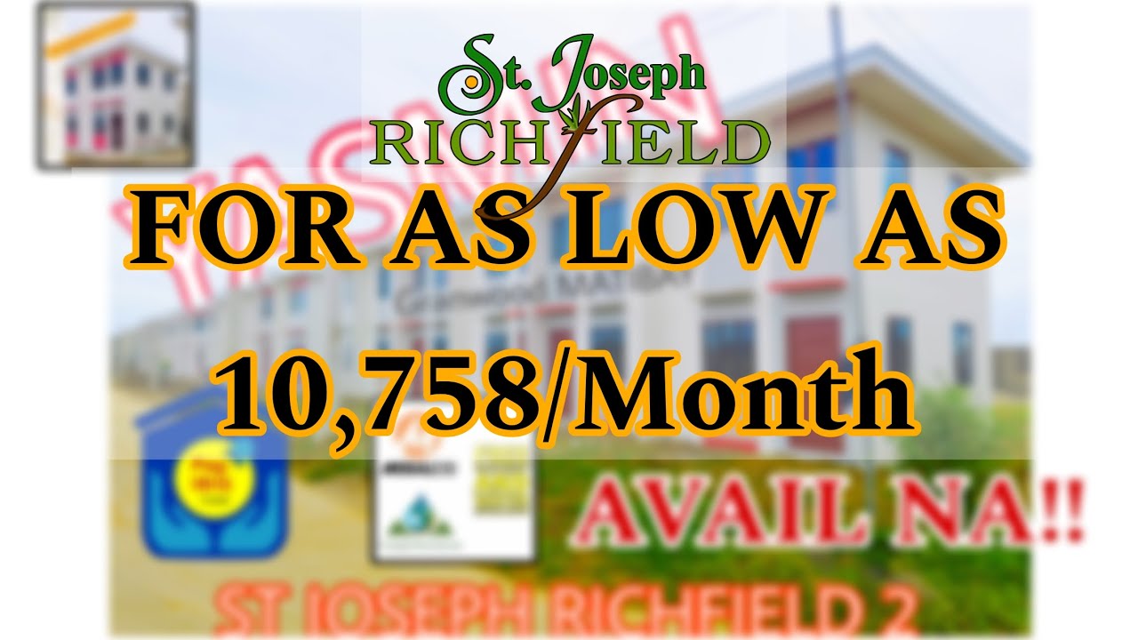 ST JOSEPH RICHFIELD 2 SINALHAN STA ROSA LAGUNA - YouTube