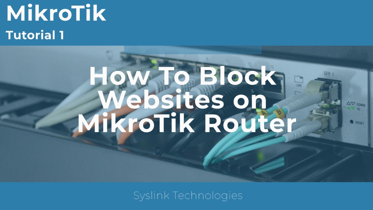 How to Block Websites on Mikrotik (URDU/HINDI) - YouTube