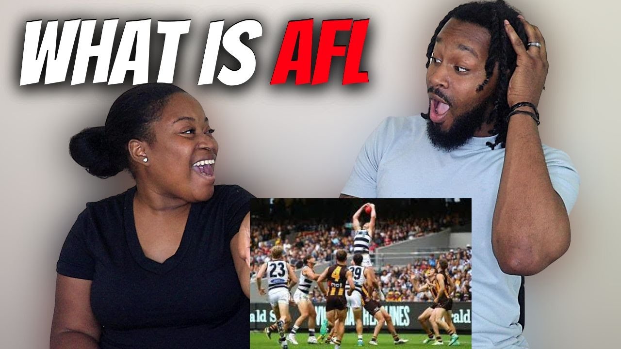 WHAT IS AFL? Aussie Rules Explained | Americans First Time Reaction To ...