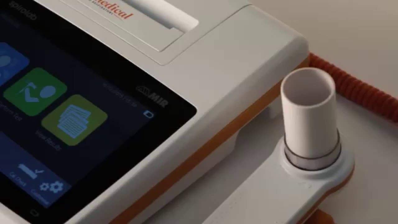 MIR Intermedical Spirolab Spirometer - YouTube