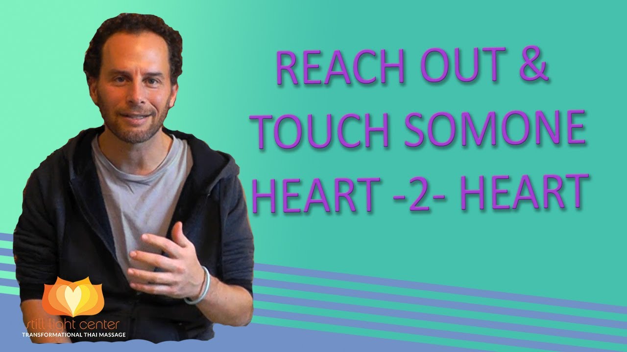 Reach Out and Touch Someone Heart to Heart - YouTube