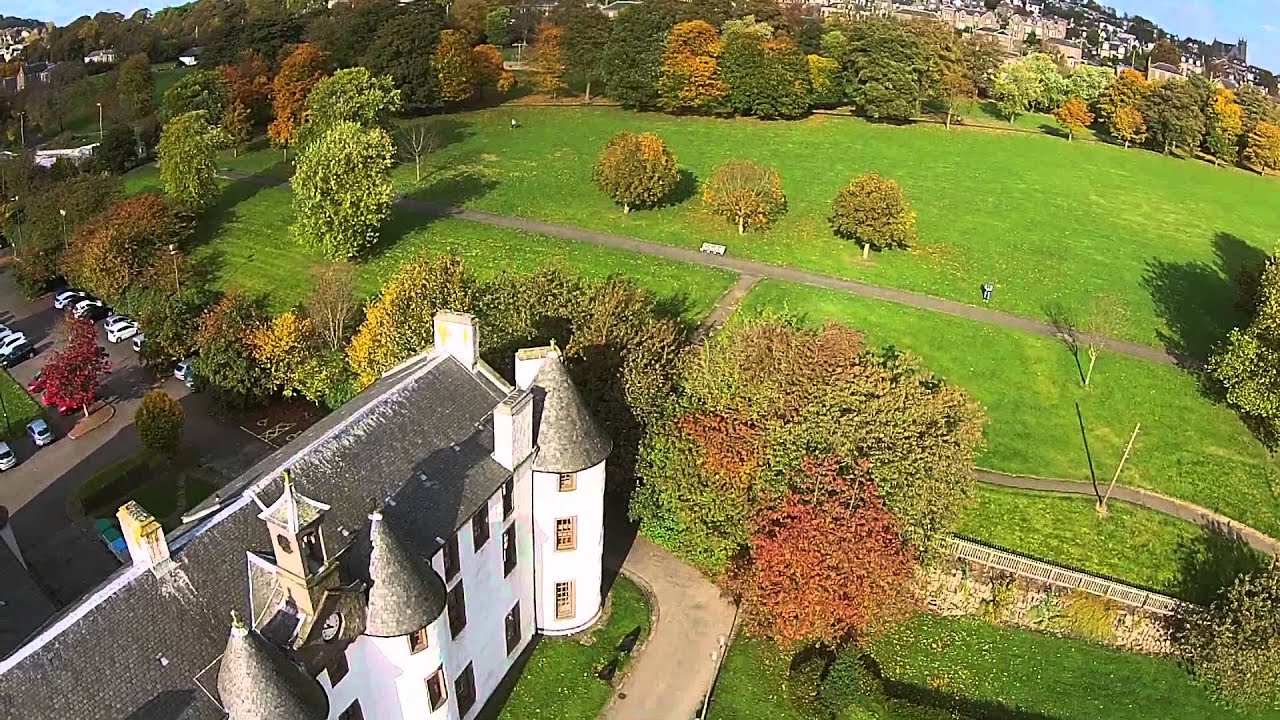 dudhope castle & Park of Dundee - YouTube