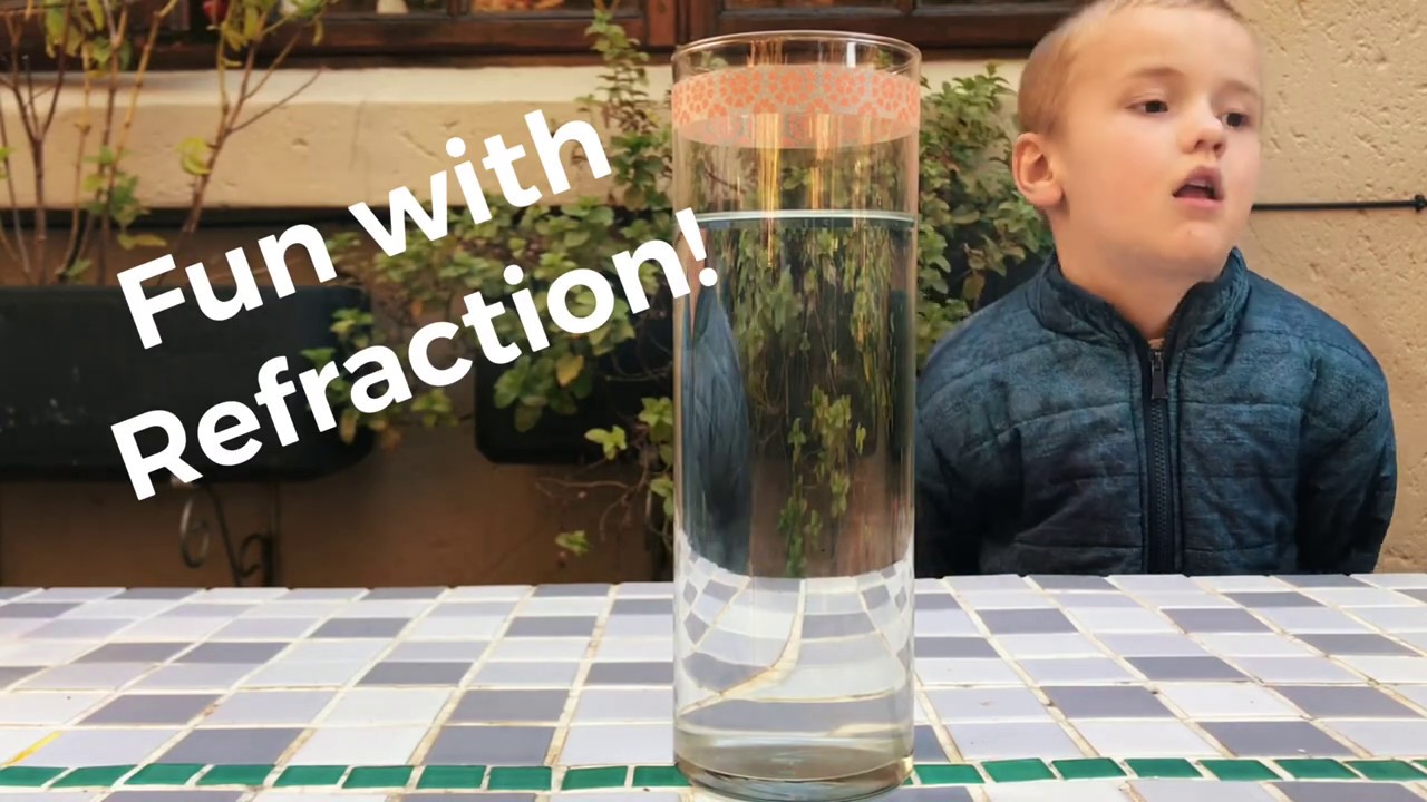Fun with Refraction! (With 5 year old) - YouTube