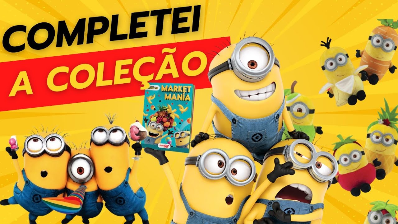OS MINIONS COLEÇÃO MARKET MANIA SUPER MUFFATO - YouTube