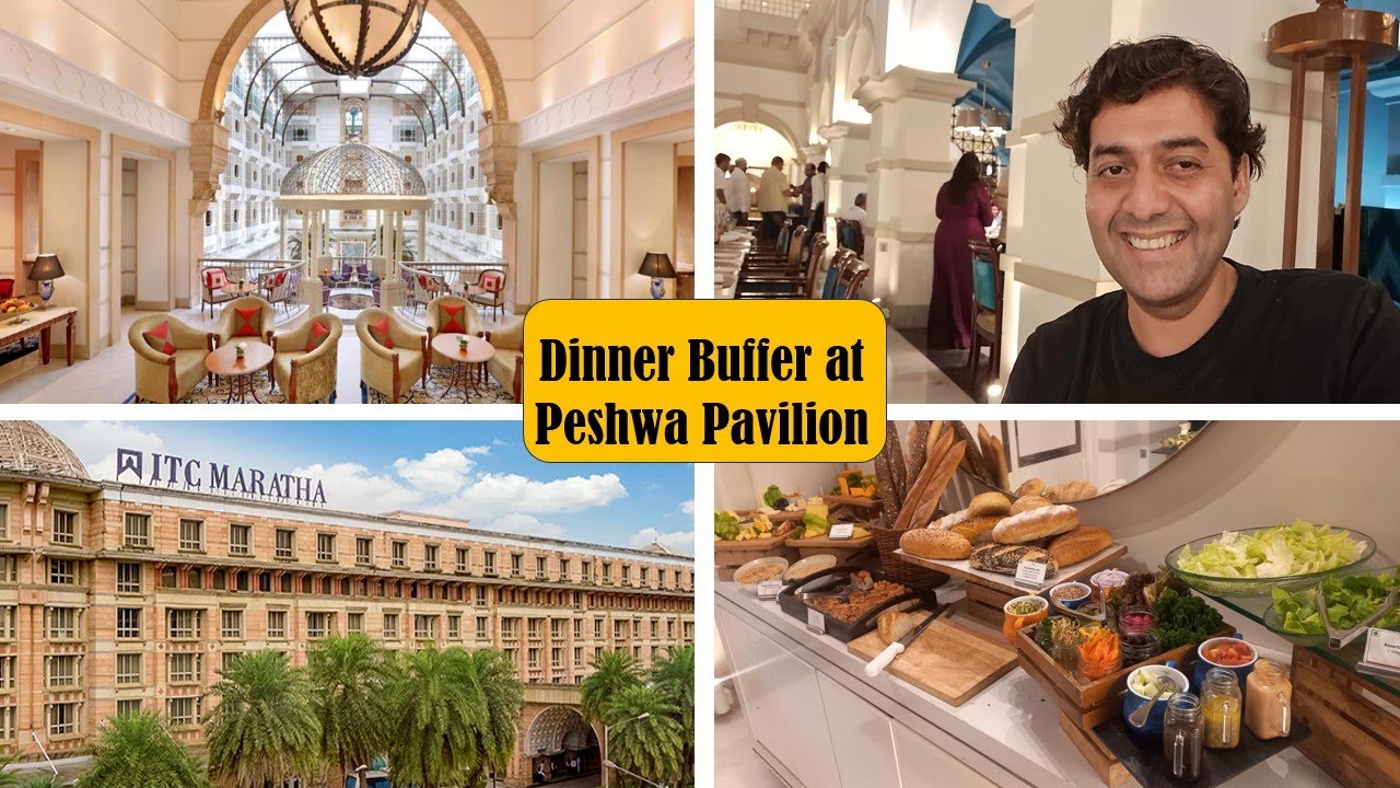 Lavish Buffet at ITC Grand Maratha - Peshwa Pavilion - YouTube