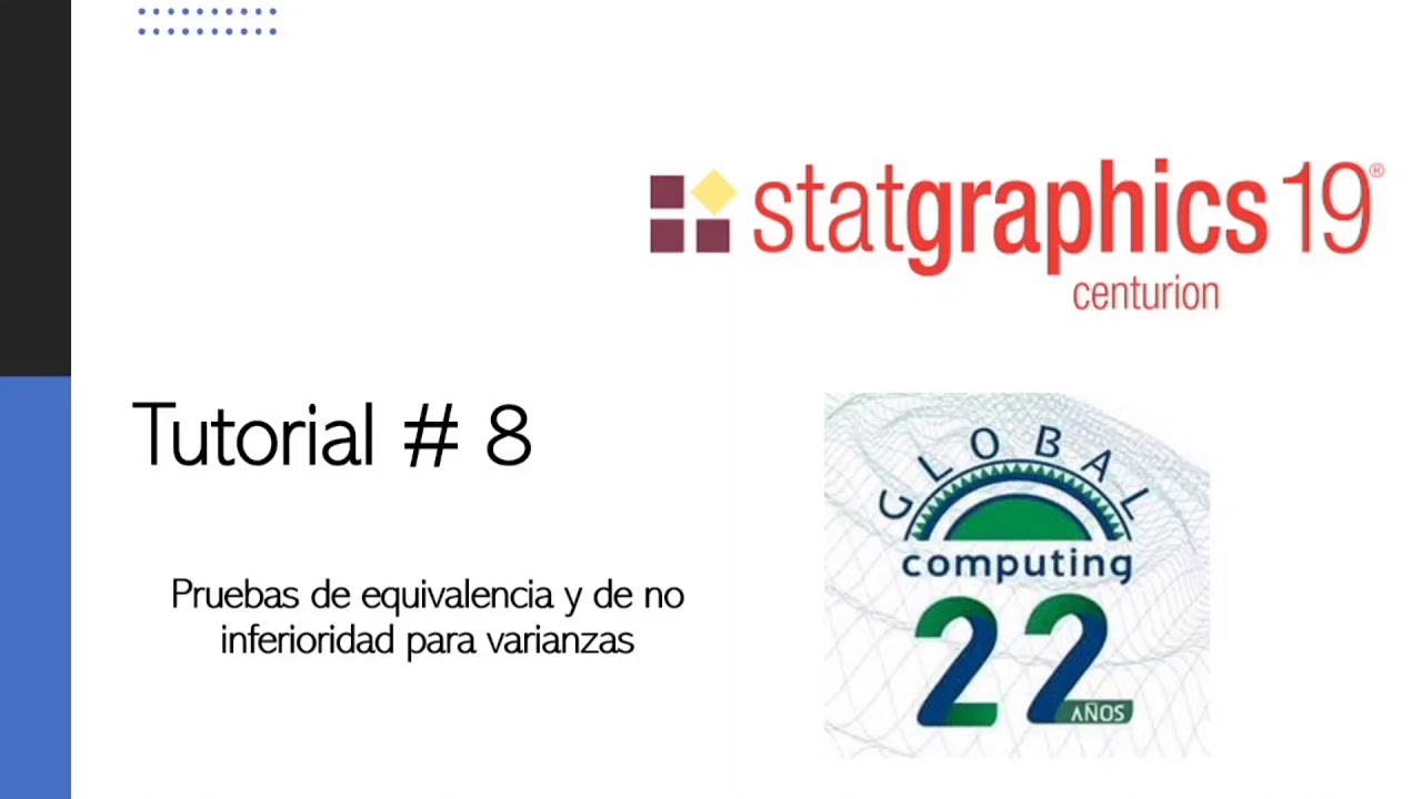 Tutorial Statgraphics: Pruebas para varianzas - YouTube