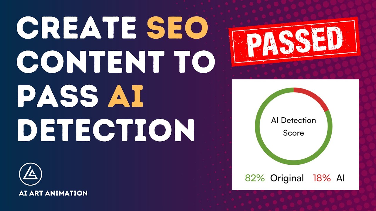 Create SEO Content To Pass AI Detection [Full Workflow] - YouTube