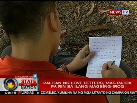 Palitan ng love letters, mas patok pa rin sa ilang magsing-irog - YouTube
