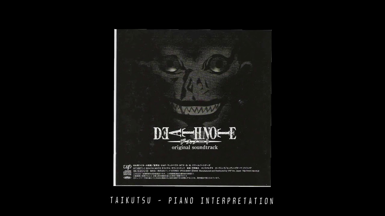 Death Note OST - "Boredom" (退屈, Taikutsu) - Piano Extended - YouTube
