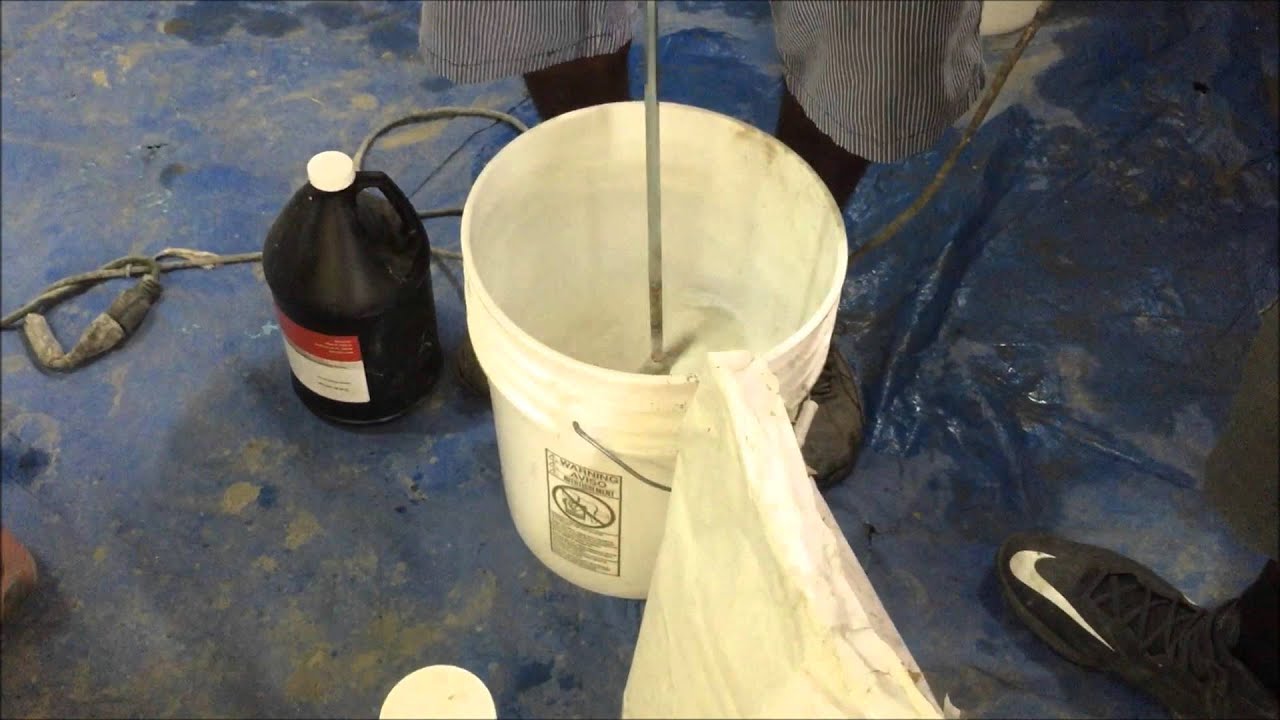 Epoxytec's Mortartec Ceramico - Mixing and Application Procedures - YouTube