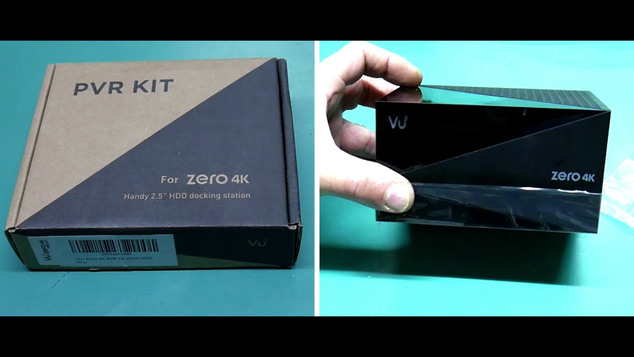 PVR KIT for vu+ ZERO 4K تركيب - YouTube