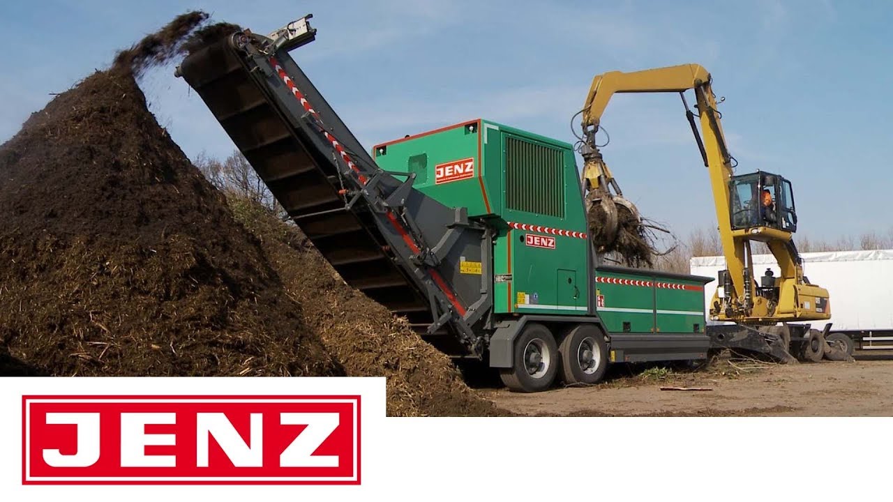 JENZ BA 915 D | Mobiler Biomasseaufbereiter für Kompostier- und ...