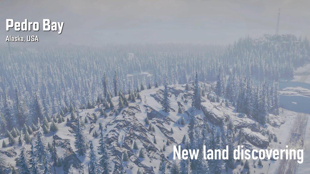 🚛 Snowrunner / Alaska region / Pedro Bay / Discovering new land 🏔️ ...