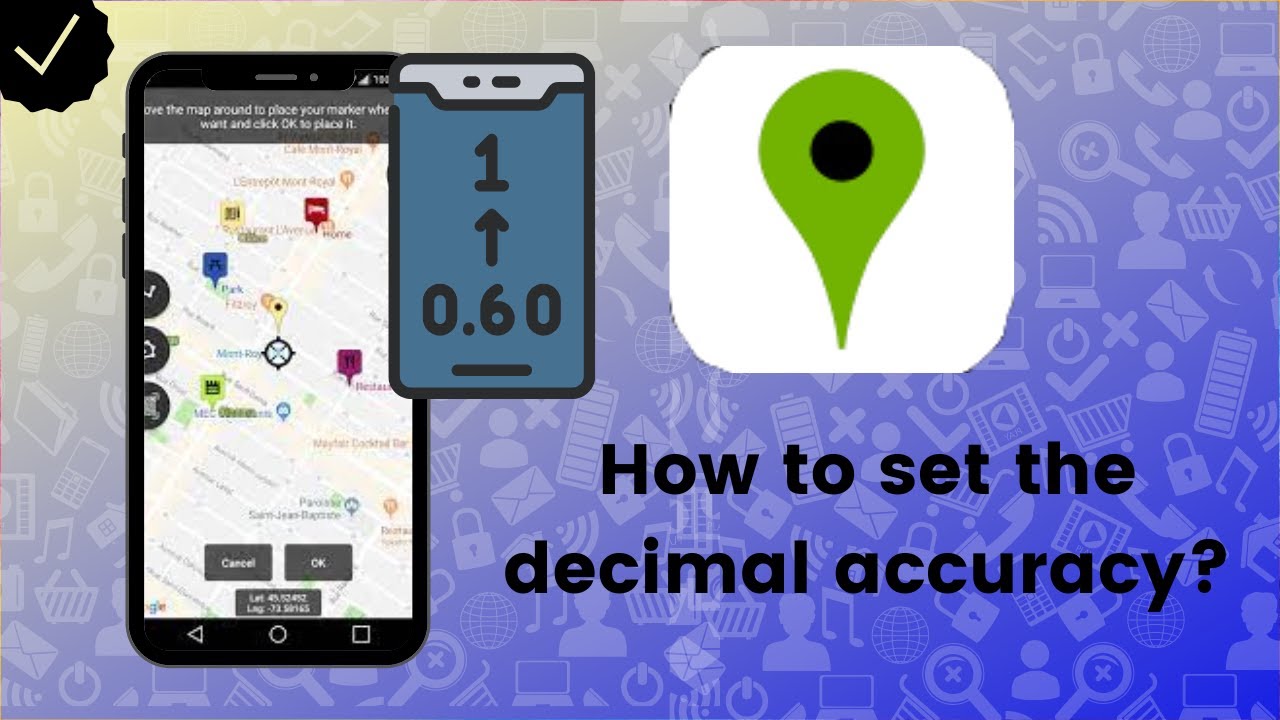 How to set the decimal accuracy on Map Marker? - YouTube