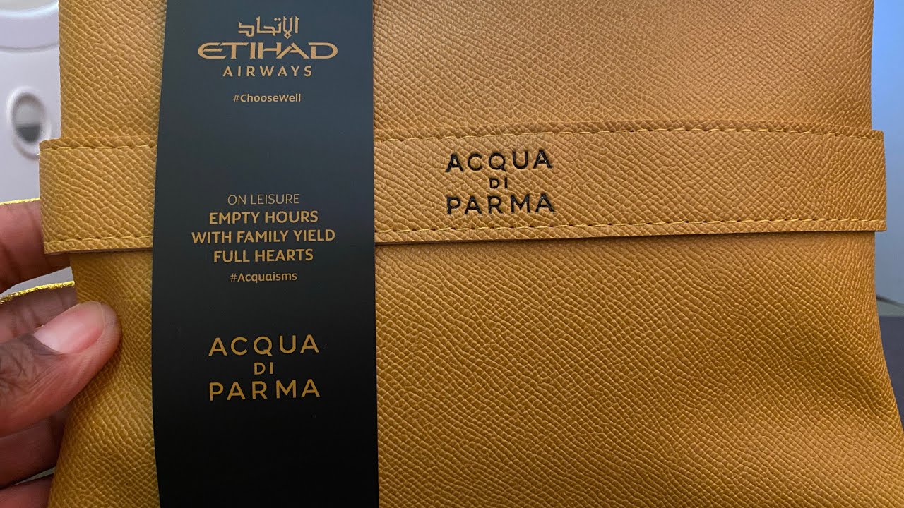 Airline Amenity Kit's - Etihad Business Class ( January 2023 ) - YouTube
